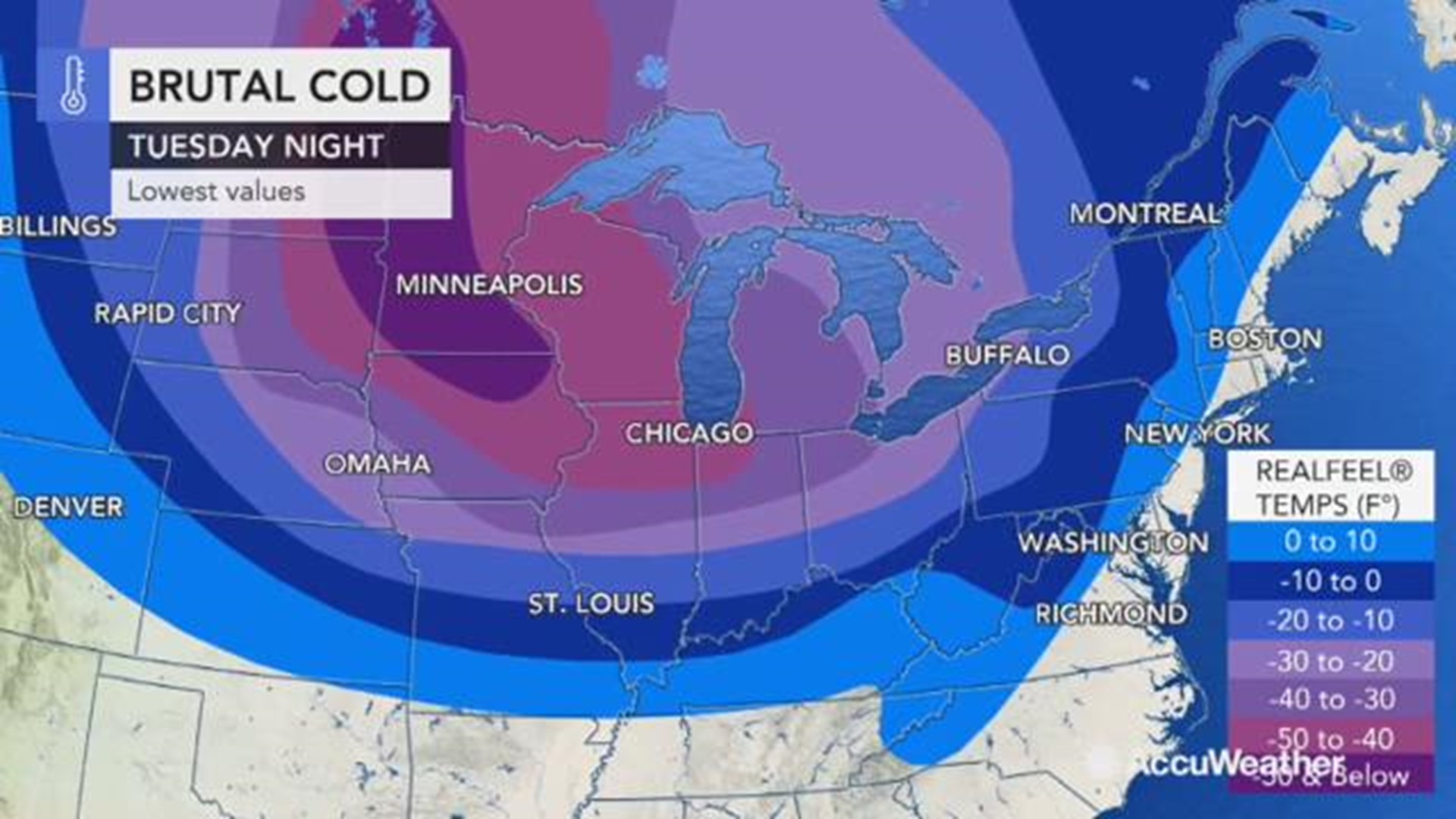 Polar Vortex To Bring AccuWeather RealFeel Temperatures Of 50 F Or polar-vortex-to-bring-accuweather-realfeel-temperatures-of-50-f-or