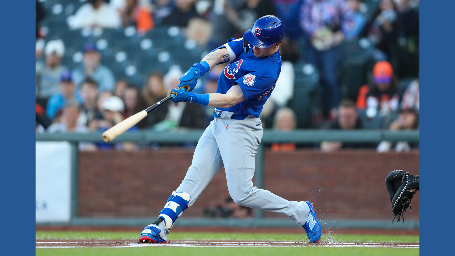 Pete Crow-Armstrong homers on 1st pitch of the game in the Cubs' 6-1 ...