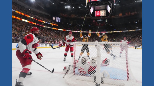 Golden Knights were the NHL's best 3rd-period team until 2 Hurricanes ...