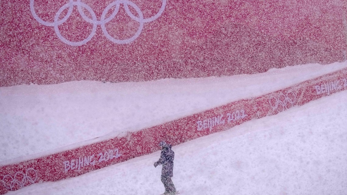 Real snow falls on Winter Olympics | kvue.com