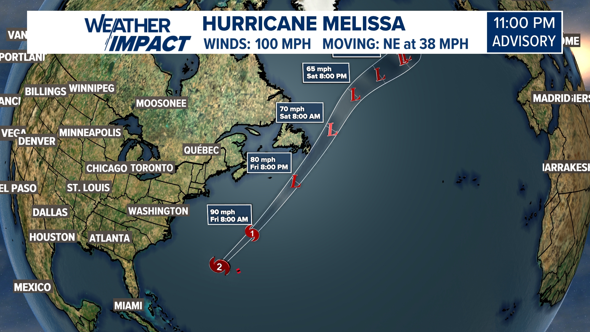 Where is Hurricane Melissa? Track the storm | kvue.com