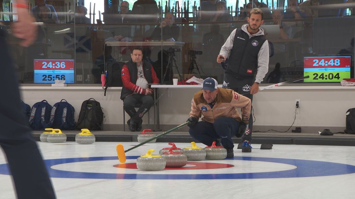 U.S. Curling Team trains at Minnesota Vikings facility ahead of 2026 ...