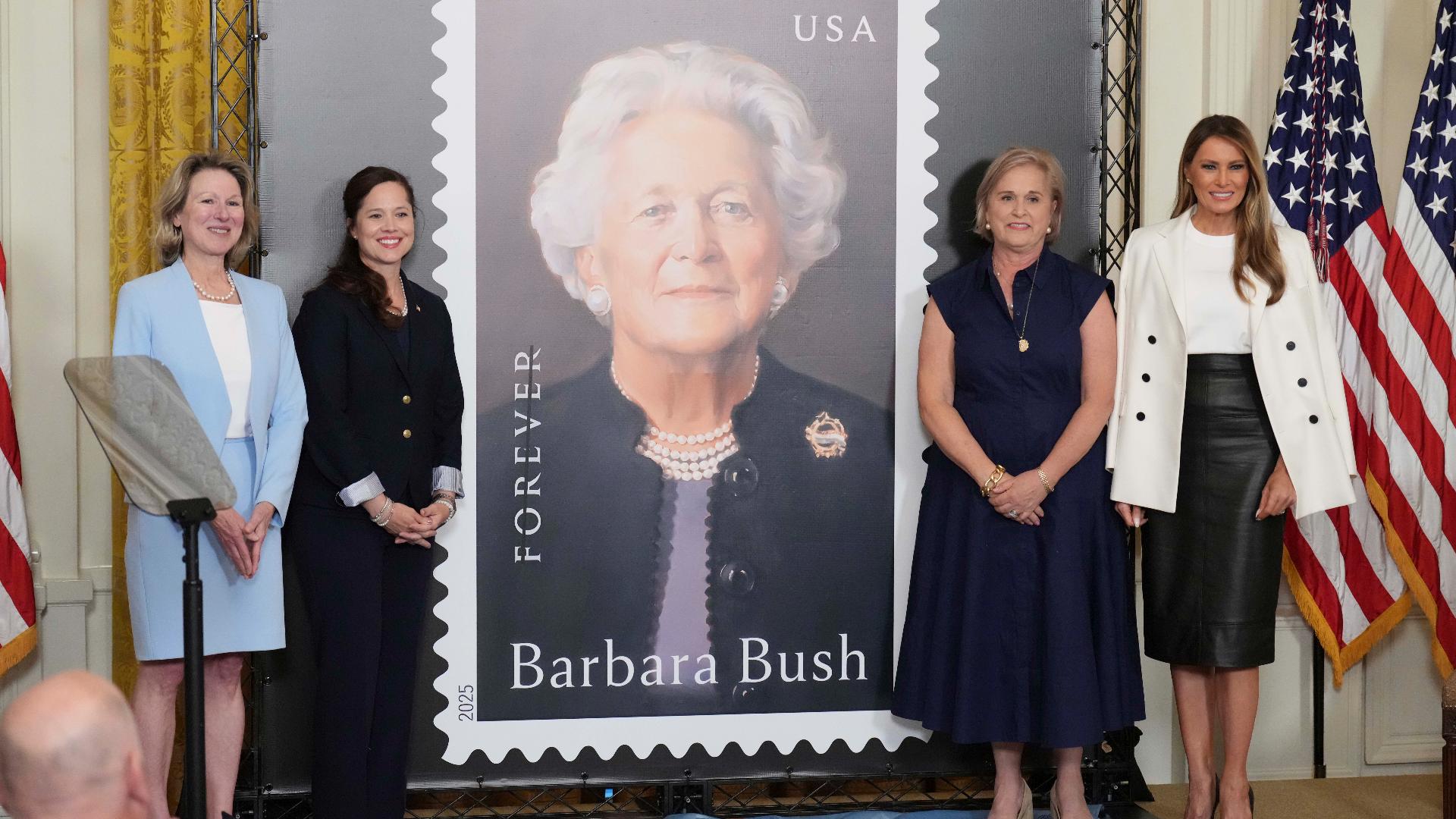 Barbara Bush honored with her own US postage stamp | kvue.com