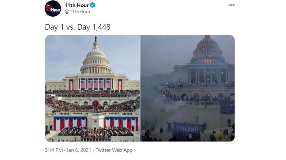 Capitol riot: Photos show Trump inauguration vs. mob riot | kvue.com
