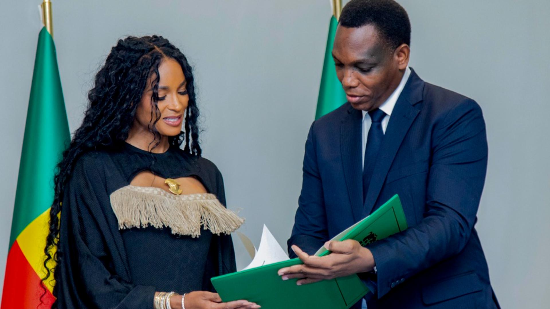 Ciara gains Benin citizenship under law for descendants of enslaved ...