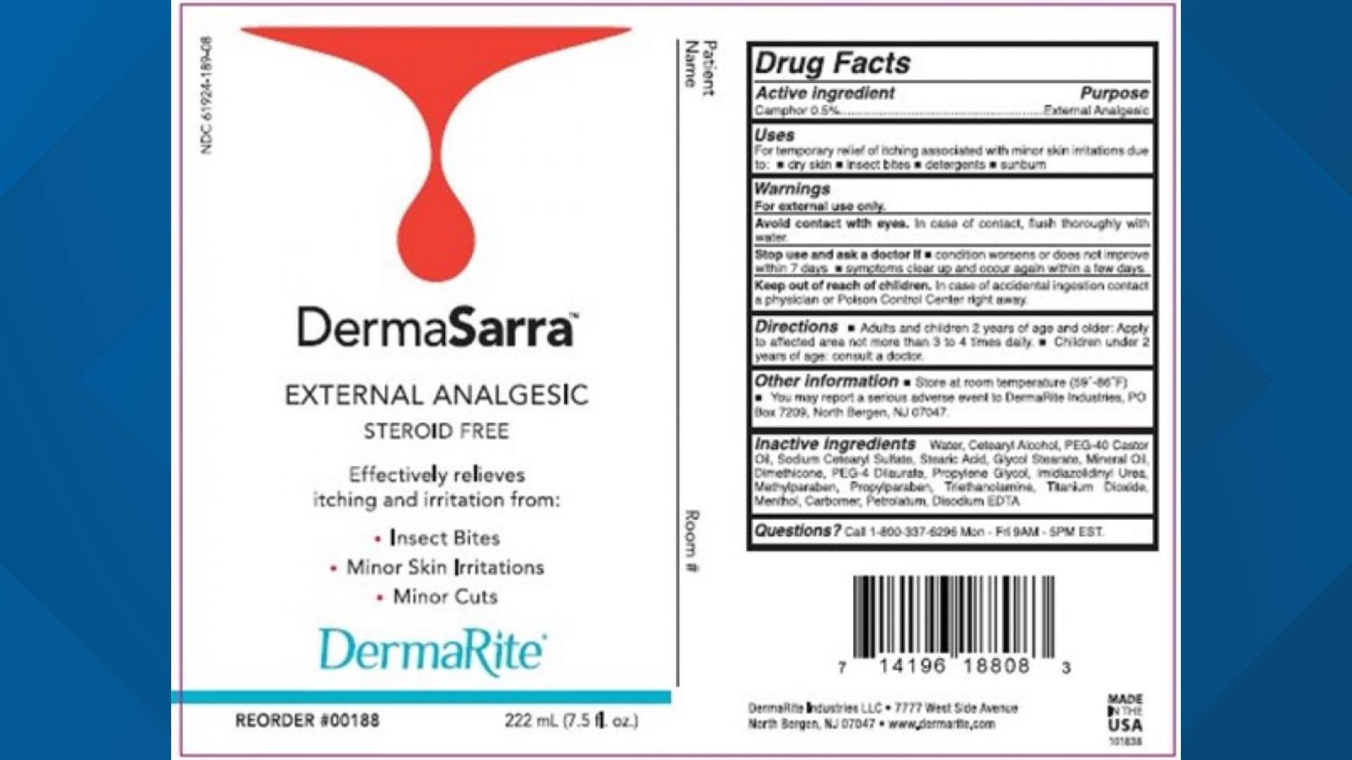 Soaps, creams recalled nationwide over bacteria contamination: Full ...