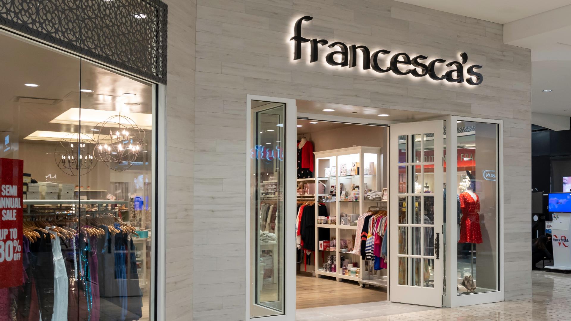 Report: National boutique retailer Francesca's closing after 25 years ...