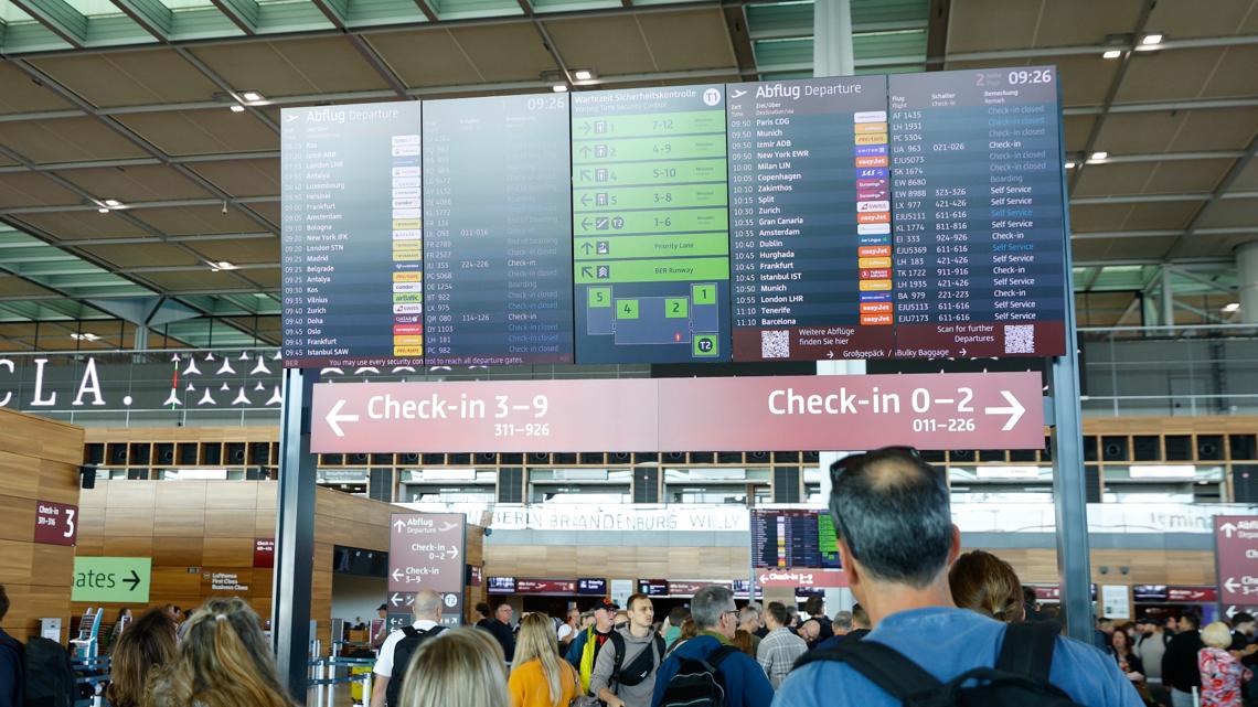 Cyberattack disrupts major European airports' check-in systems | kvue.com