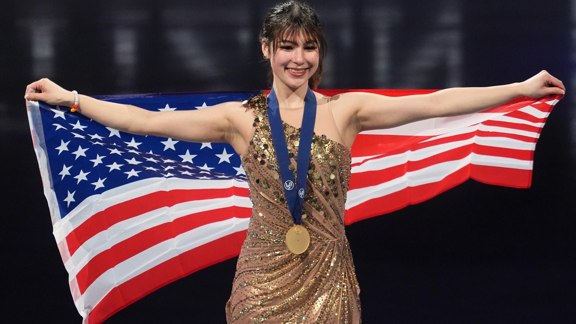 Alysa Liu wins women’s figure skating world championship | kvue.com