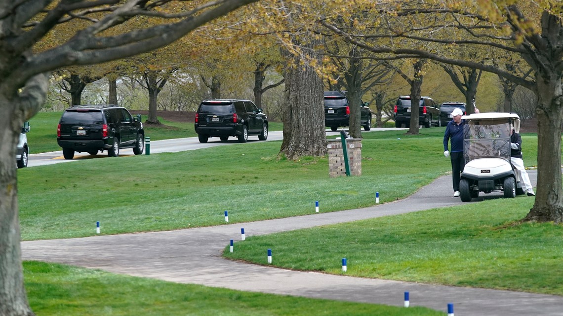 Joe Biden plays golf for the first time as president | kvue.com