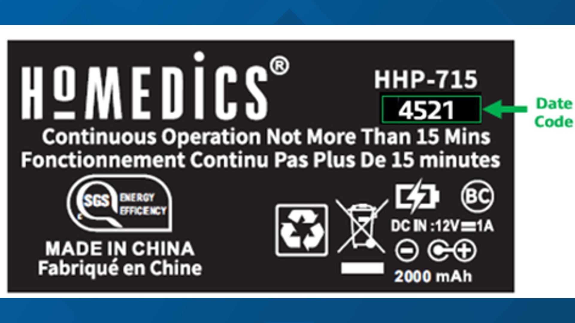 Homedics massage gun recall announced | kvue.com