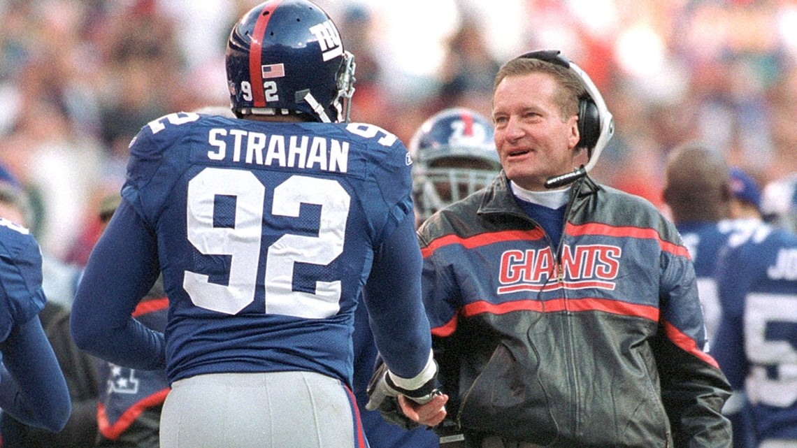 Michael Strahan Pays Tribute After Former NY Giants Coach Jim Fassel ...