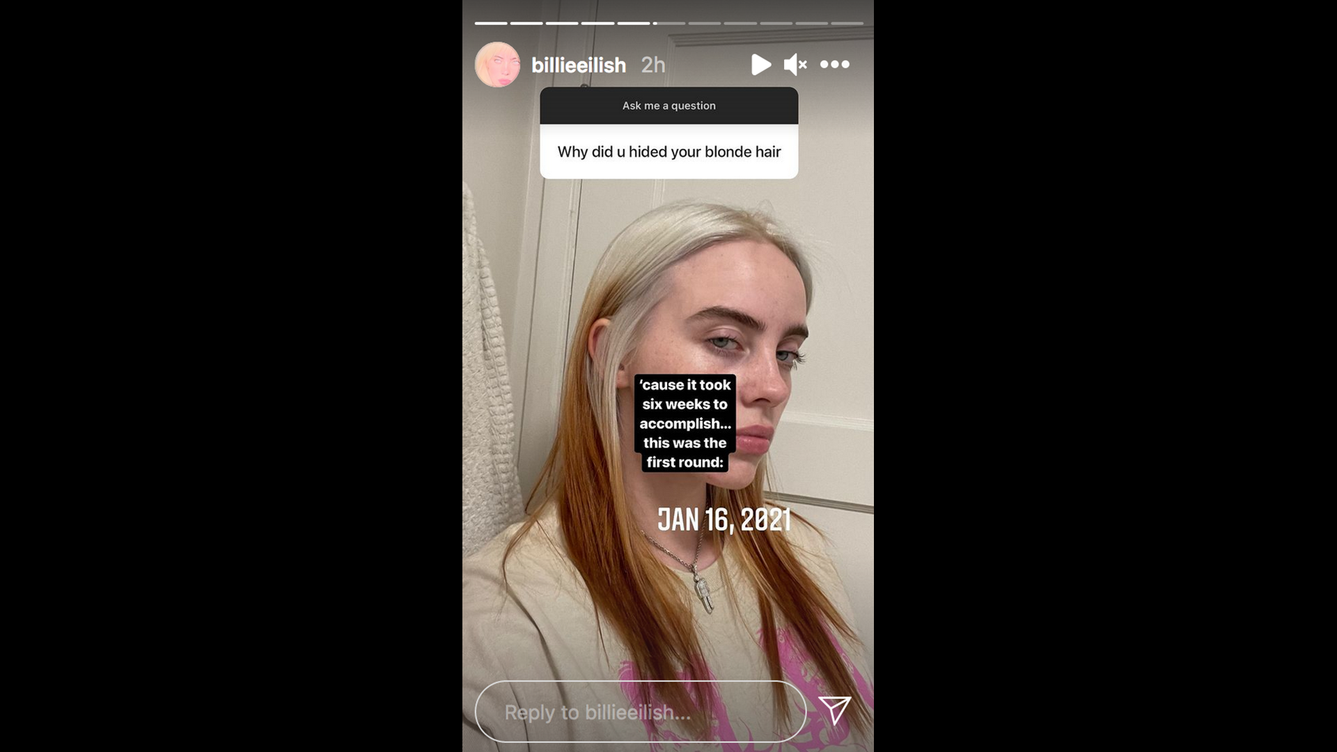 Billie Eilish Reveals Why She Hid Her Bleach Blonde Hair | kvue.com