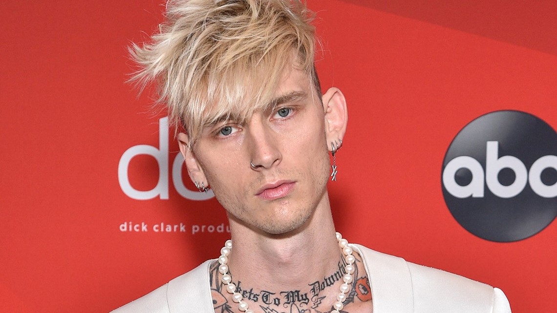 Machine Gun Kelly Debuts New Look Covering His Tattoos and Body in Bold ...