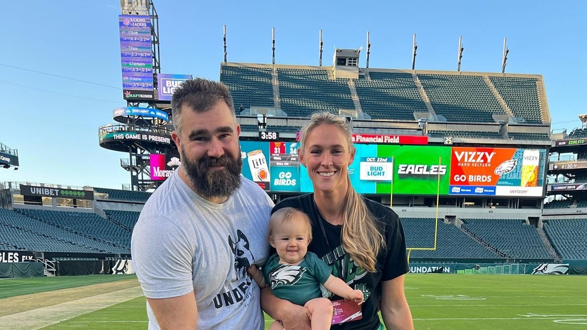 How Jason Kelce Sweetly Honored His Love Story With Wife Kylie in His ...