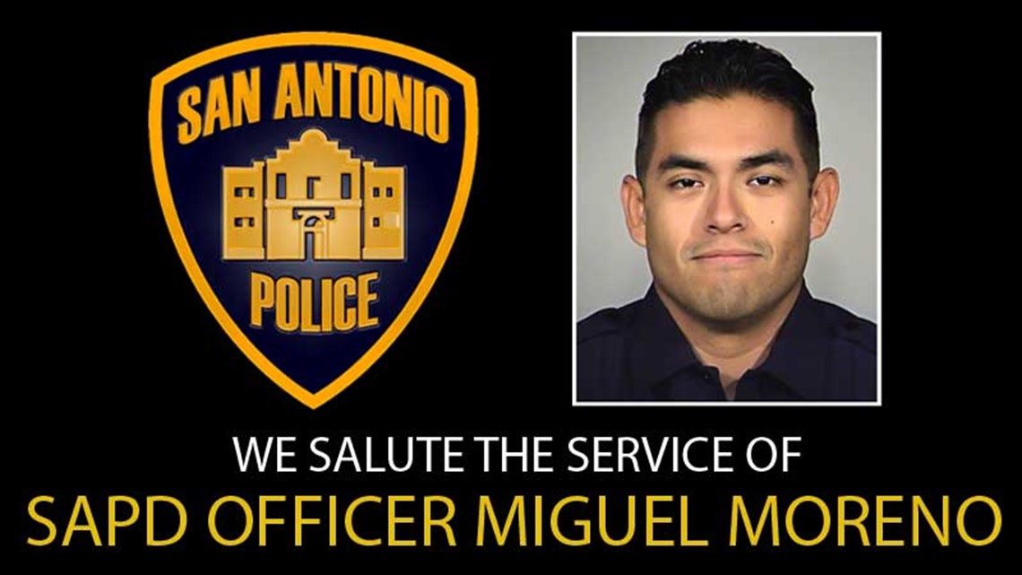 SAPD officer Miguel Moreno passes away due to gunshot injuries | kvue.com