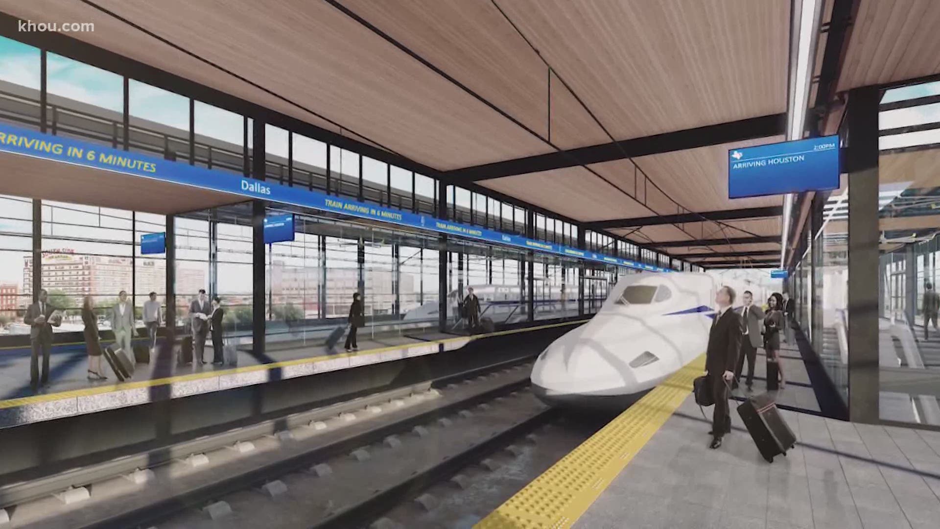 Key regulations approved for Houston-Dallas bullet train | kvue.com