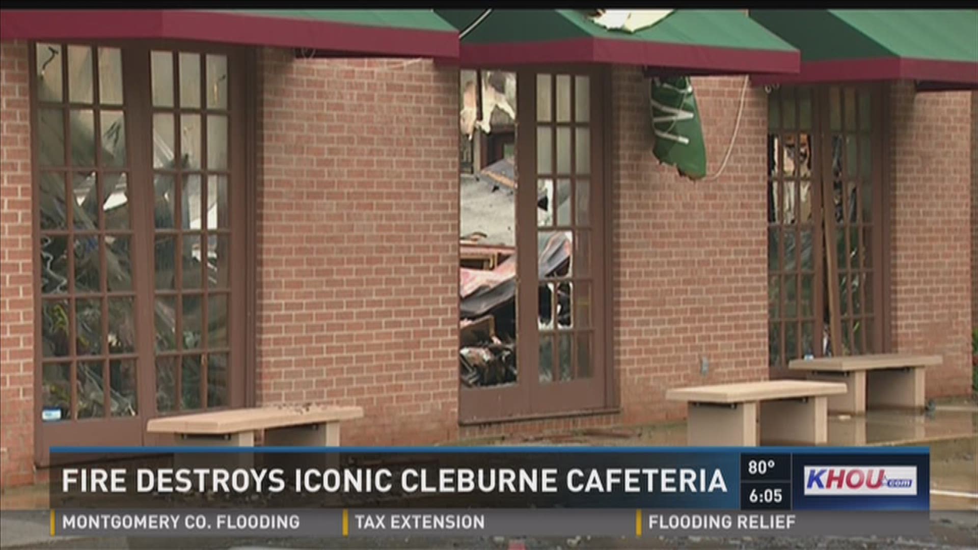 Fire destroys iconic Cleburne Cafeteria | kvue.com