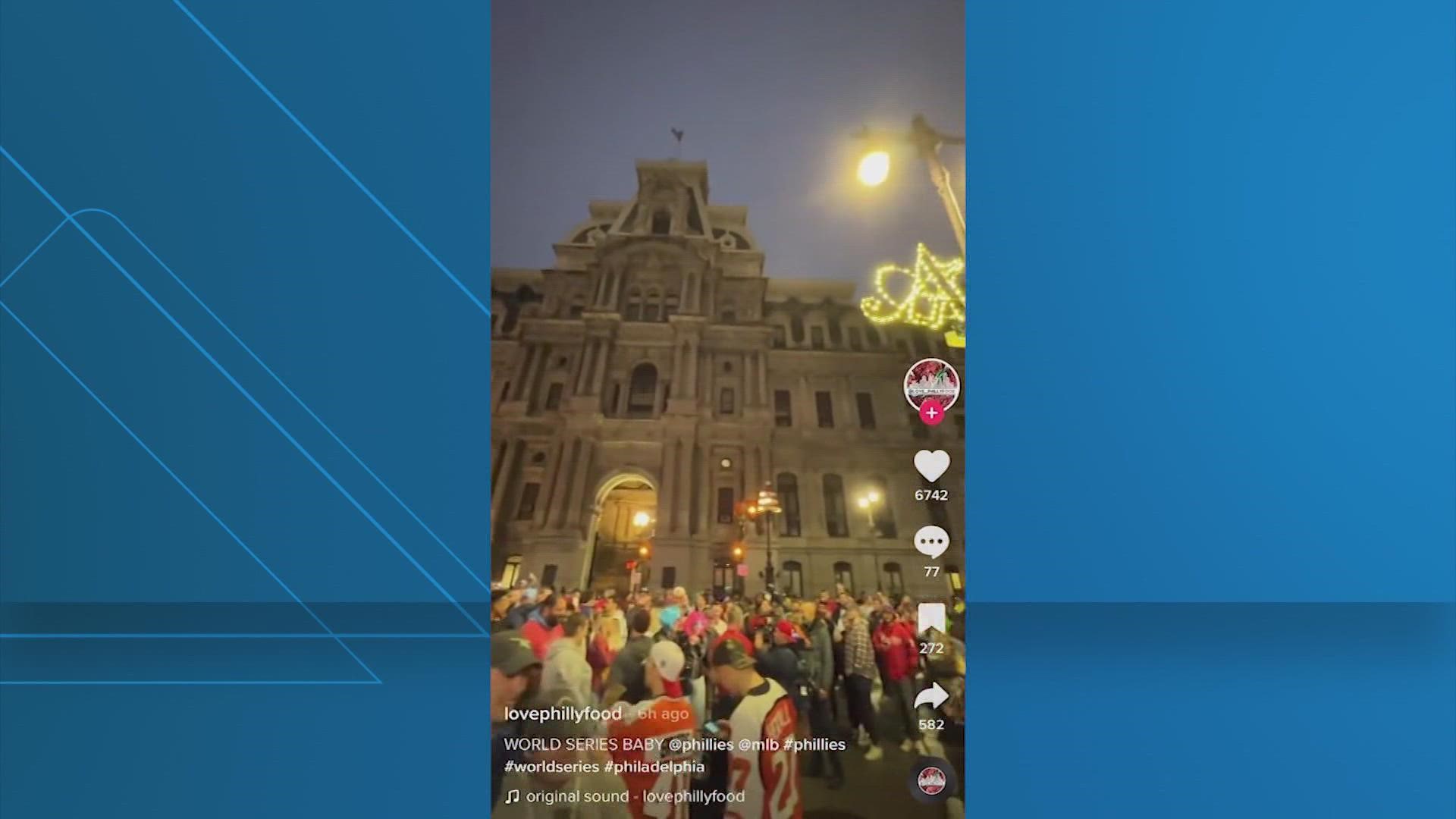 Phillies fans chant 'We want Houston!' | kvue.com
