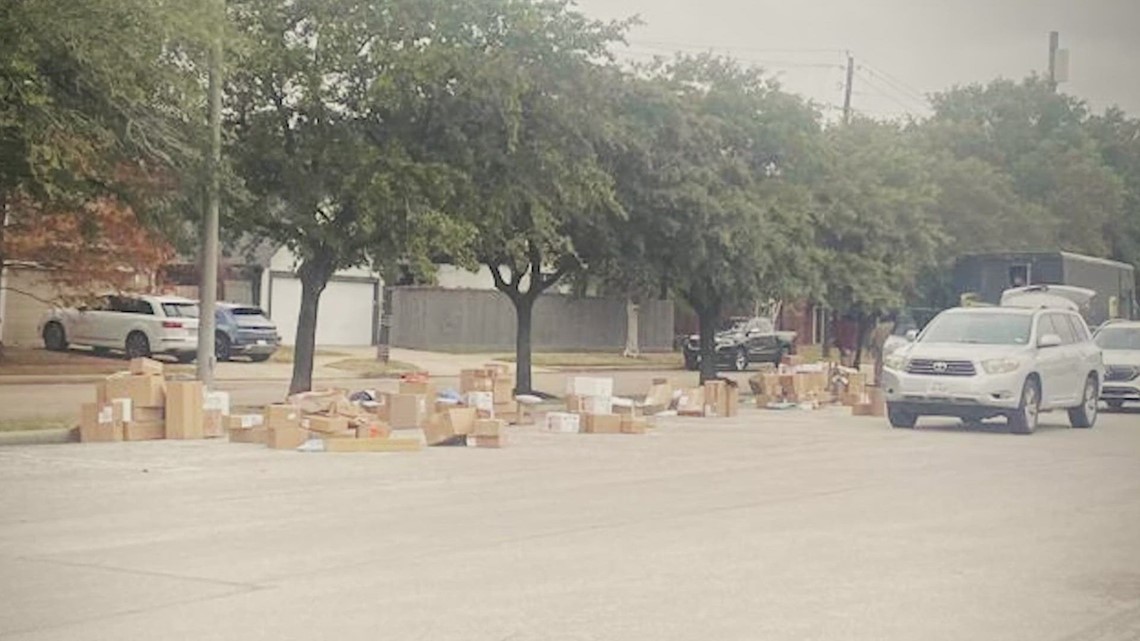 UPS explains why you might see packages laid out in public places ...