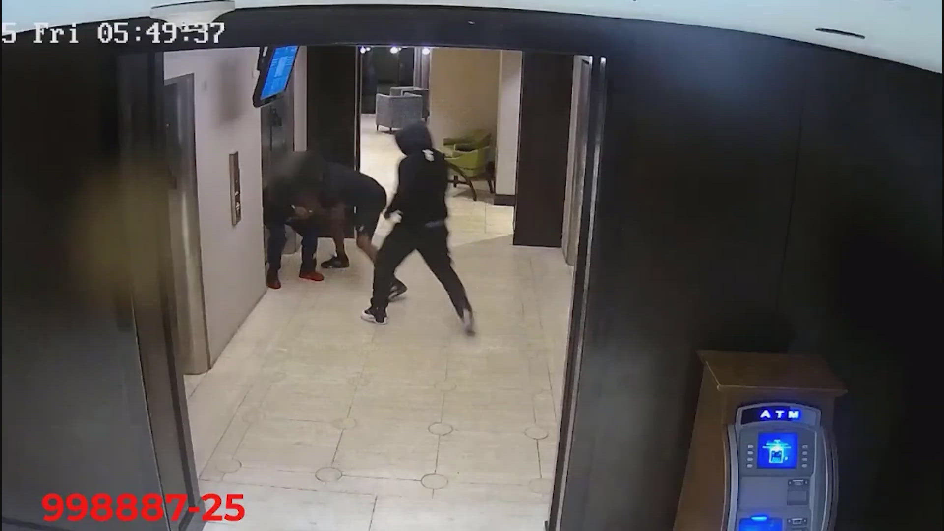 Violent hotel robbery in the Galleria area caught on camera | kvue.com