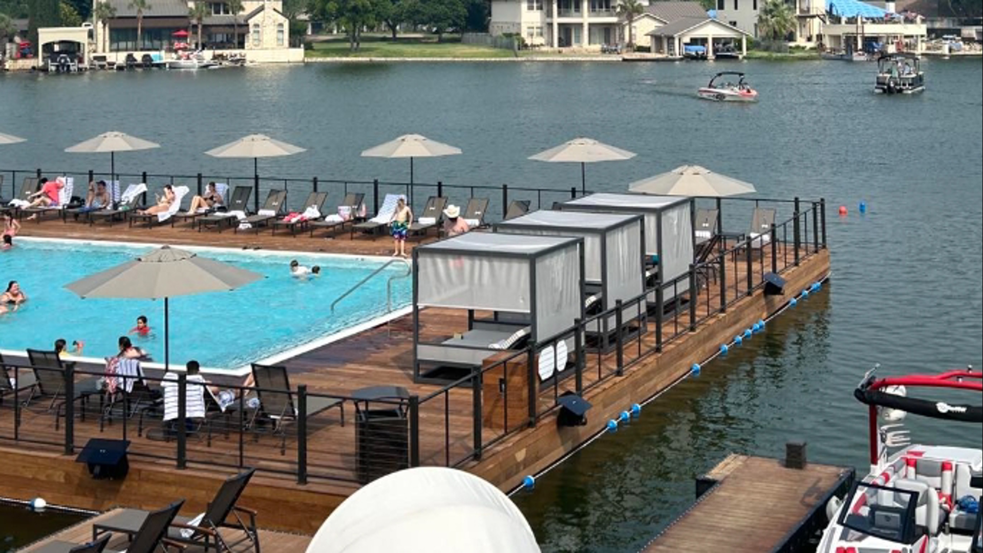 'Only floating pool in North America' opens at Texas resort | kvue.com