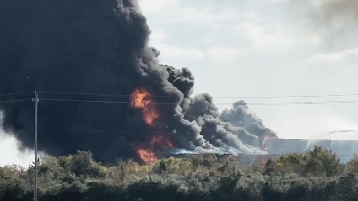 Fire at decommissioned power plant in Bacliff area '100% out ...
