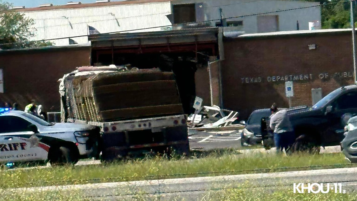 Brenham, Texas truck crash: Multiple hurt at DPS office | kvue.com