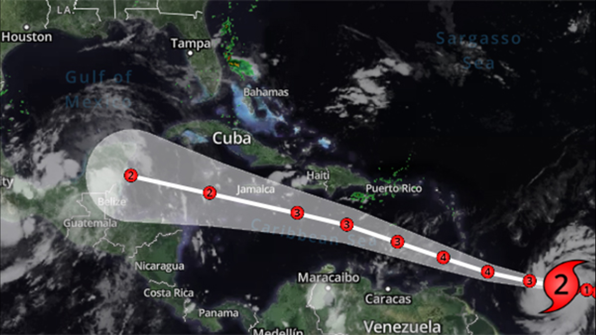 Beryl strengthens into hurricane, moves west | kvue.com