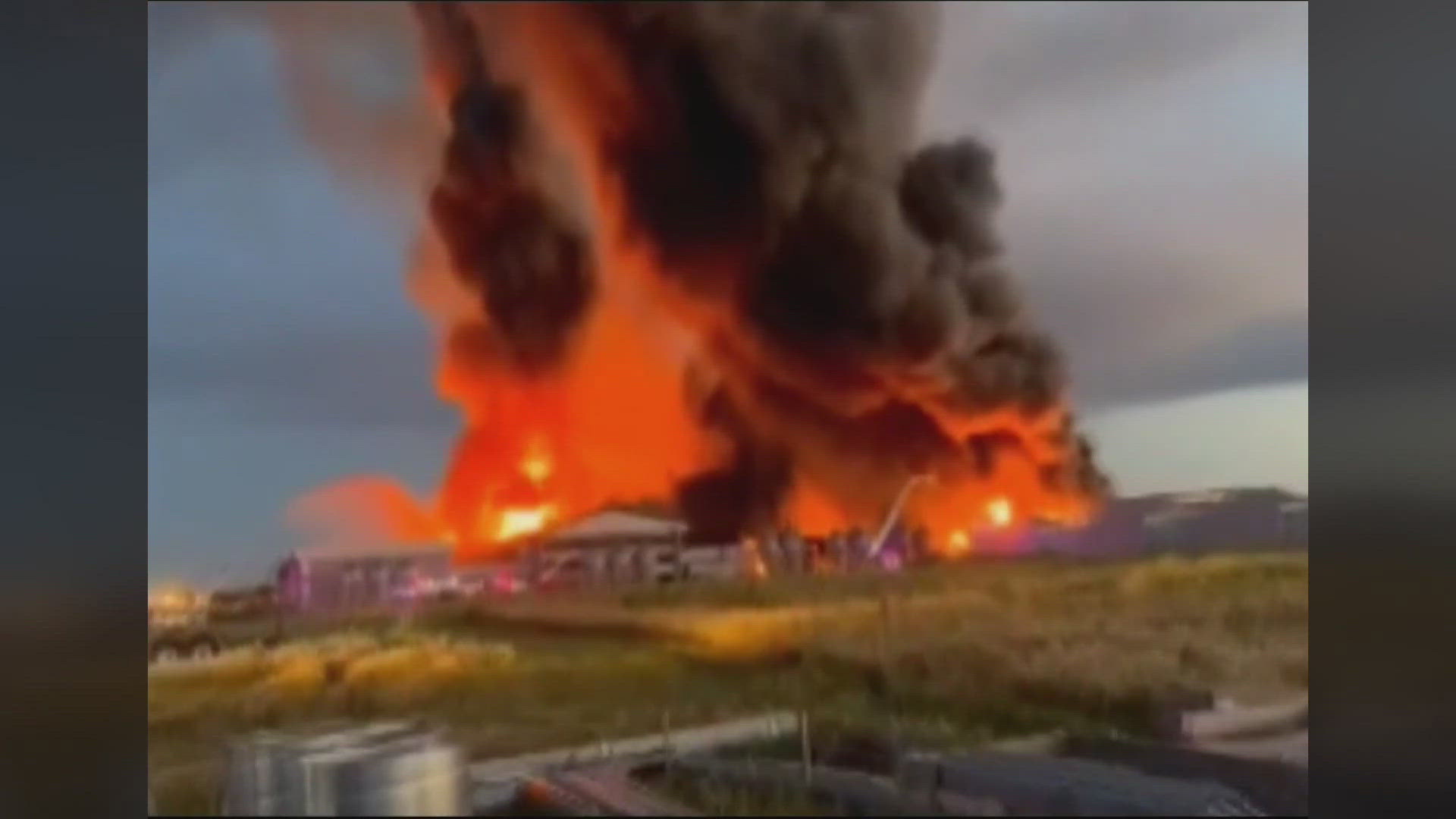 Firefighters battle raging fire at Marion County chicken farm | kvue.com