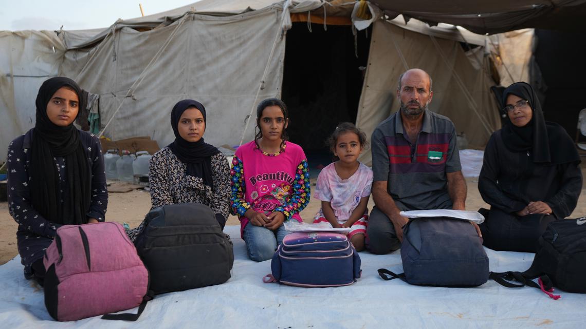 Displaced family's year of fleeing across devastated Gaza Strip | kvue.com