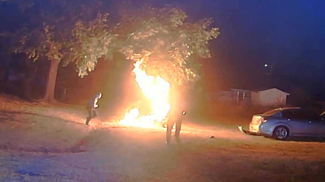 Man catches fire after tasing by Arkansas trooper | kvue.com