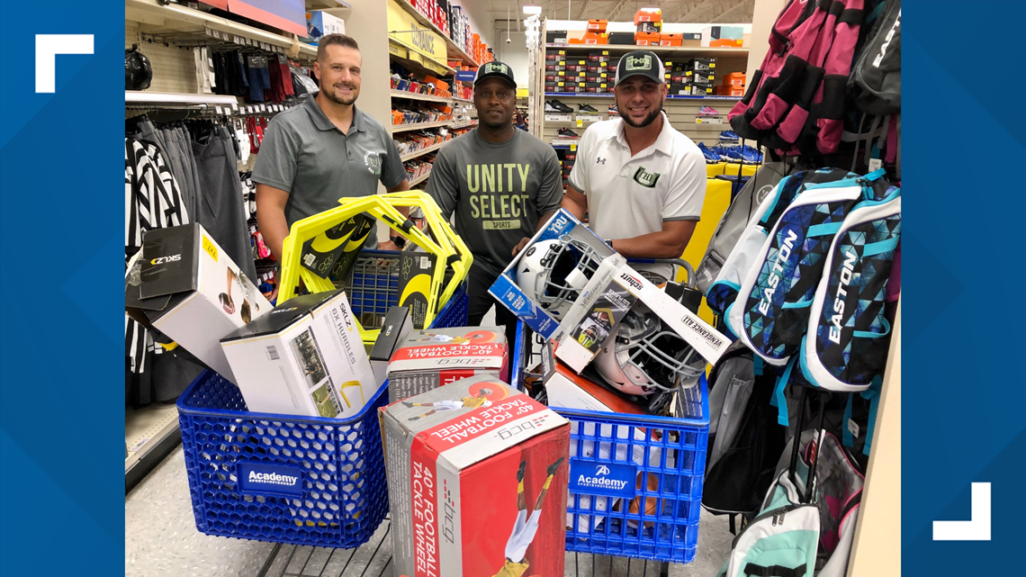 Academy donates shopping spree to Unity Select Sports after football ...