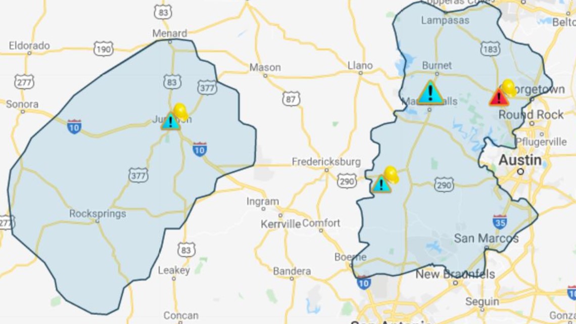 Power restored after PEC outage impacted thousands west of Austin ...