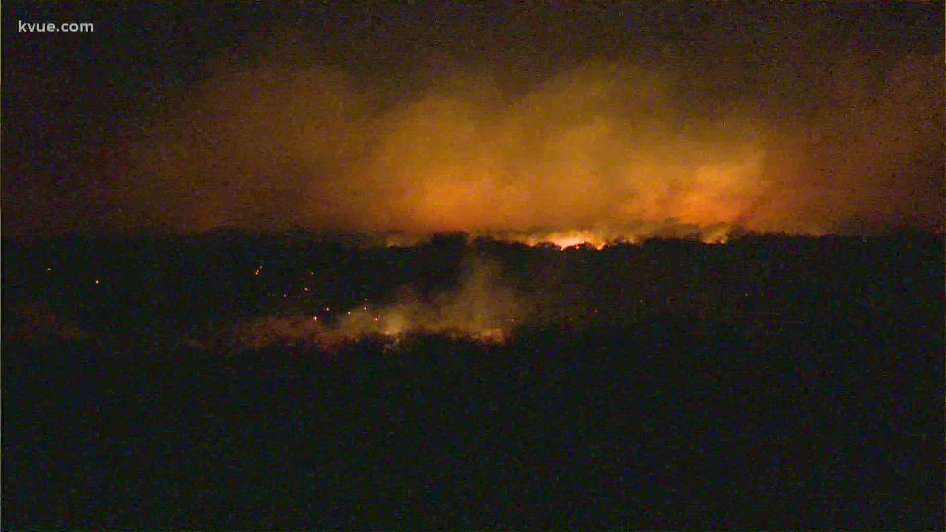 1,000-acre fire in Blanco County 70% contained as of Monday morning ...