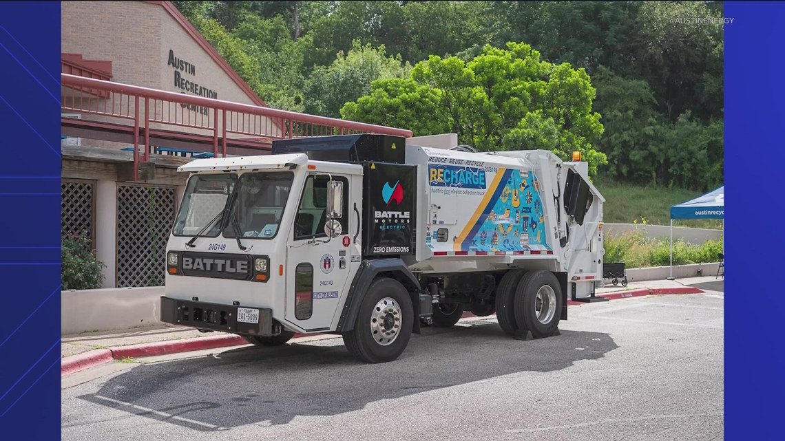 Austin unveils its first electric waste truck at fair | kvue.com