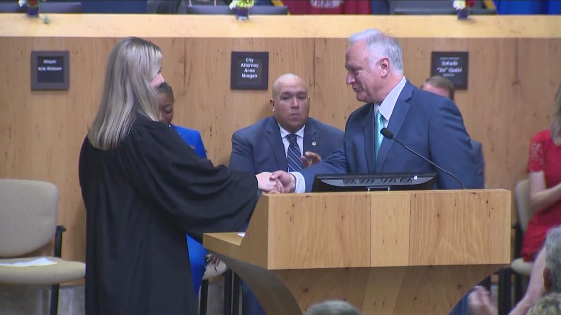 Austin Mayor Kirk Watson, 3 city council members sworn in Friday | kvue.com