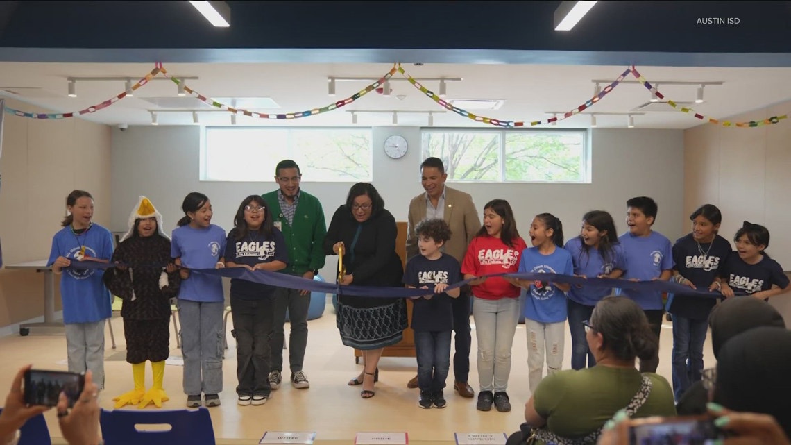 Odom Elementary in South Austin holds ribbon cutting for new ...