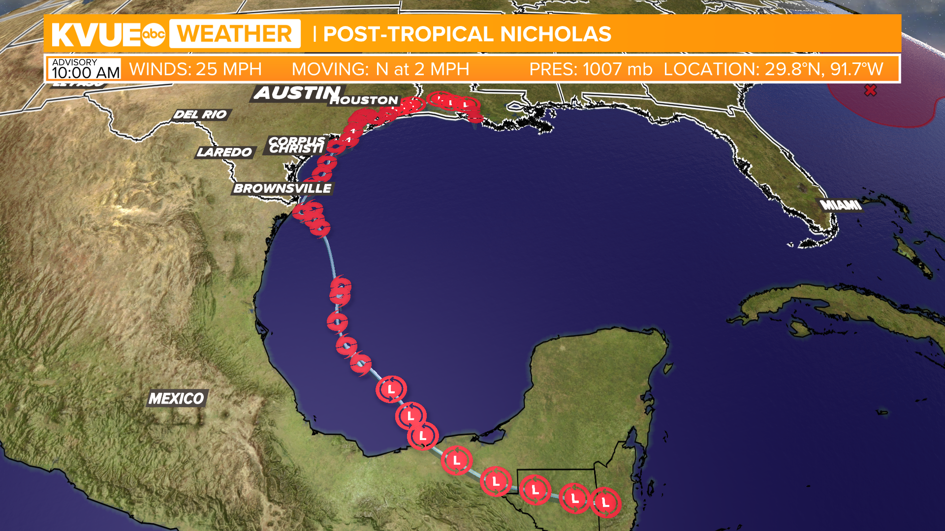 Nicholas is the 8th storm to make landfall in the U.S. this season ...