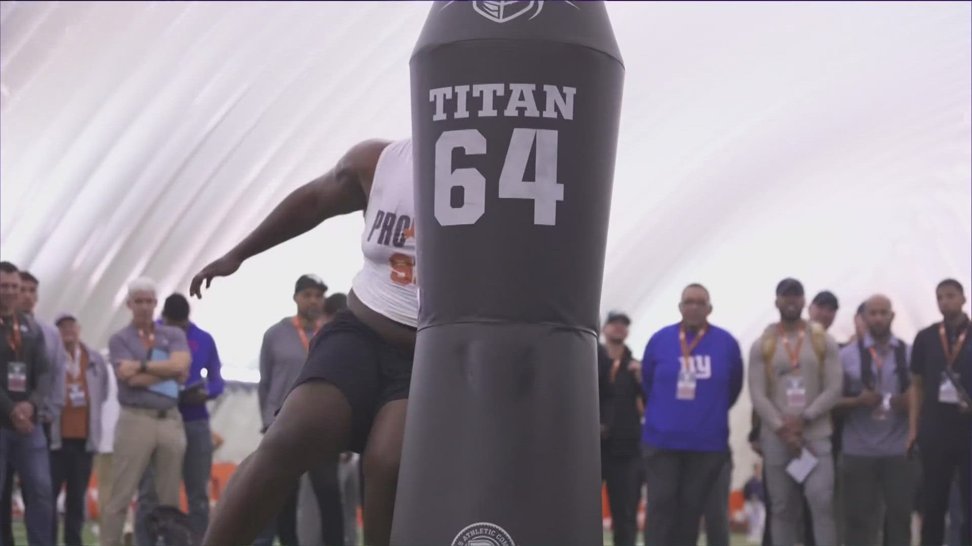 Longhorns compete at Texas Football Pro Day | kvue.com