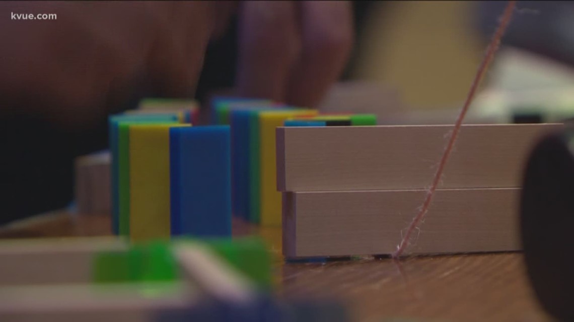 Kids make creative chain reaction machines at Austin library | kvue.com