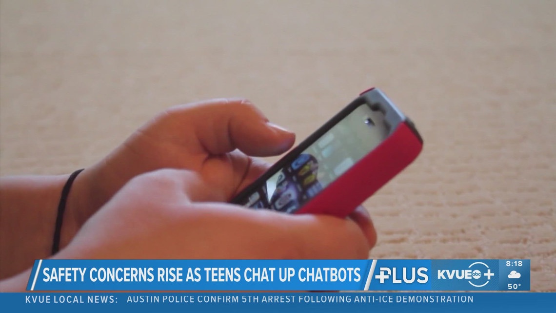 Safety concerns arise as more teenagers use AI chatbots | kvue.com