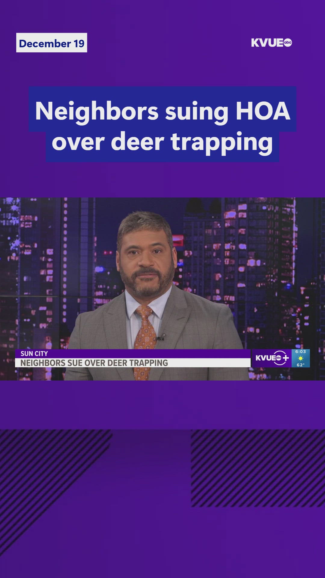 Neighbors in Sun City suing HOA over deer trapping | kvue.com