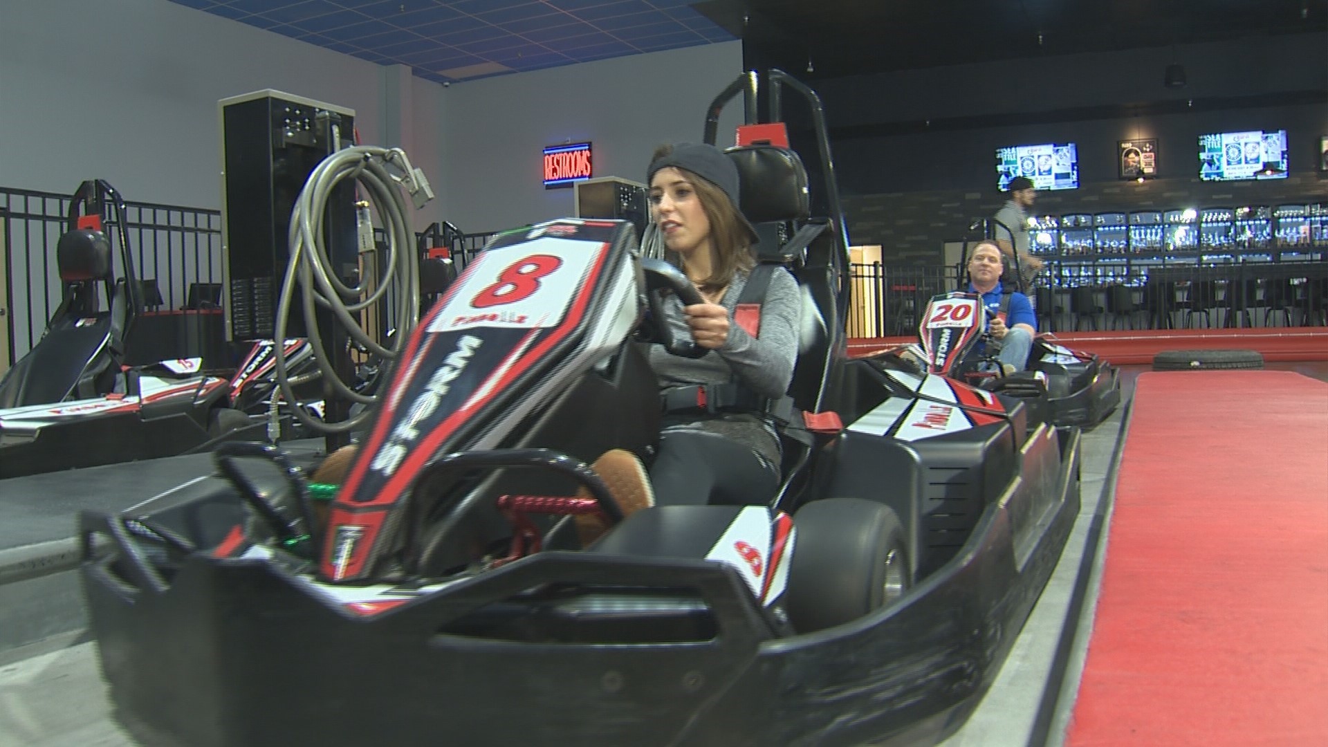 At Pinballz in Austin you can go go-karting, play laser tag and more ...