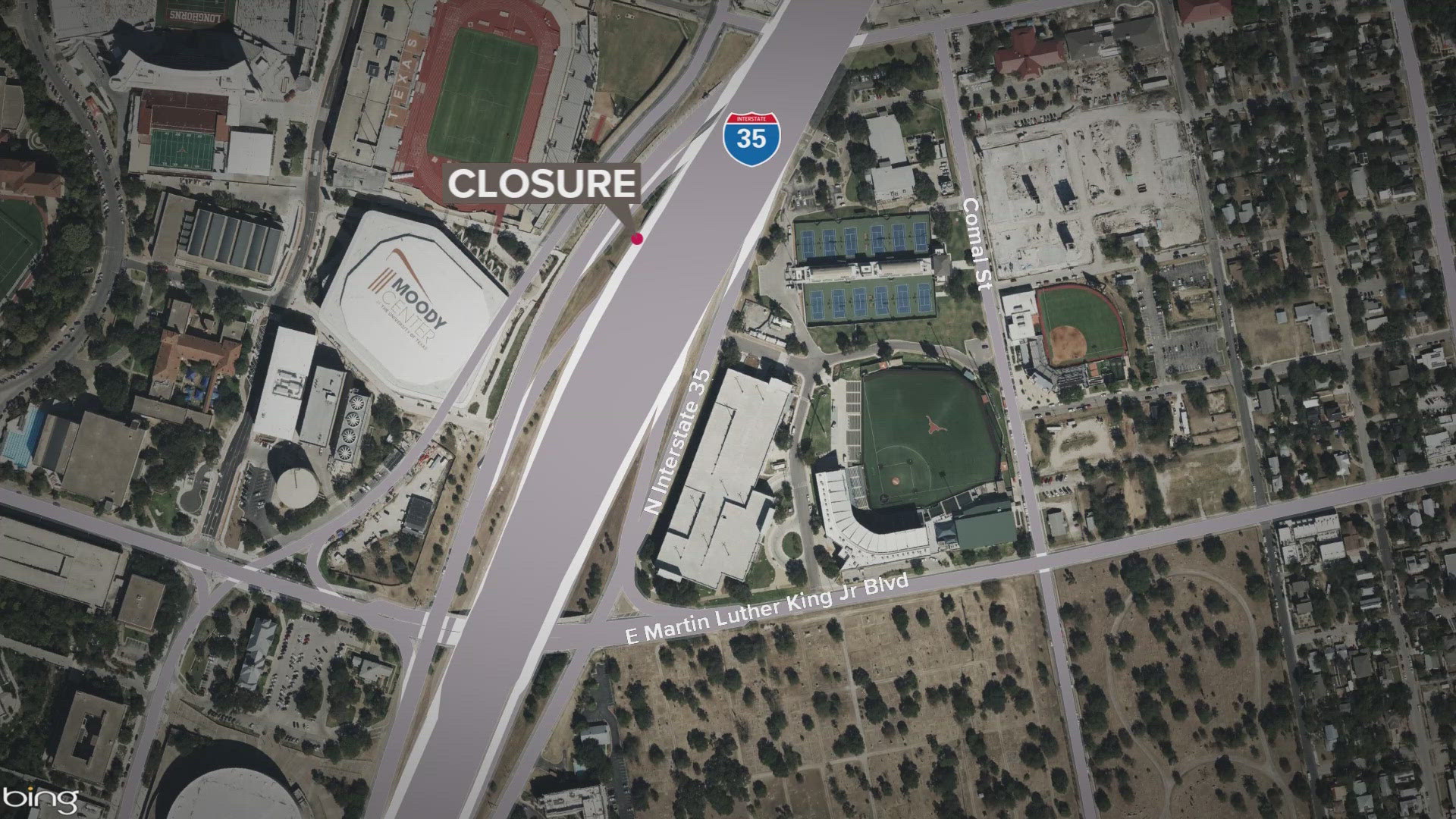 I-35 upper deck exit to MLK Jr. Boulevard closed | kvue.com