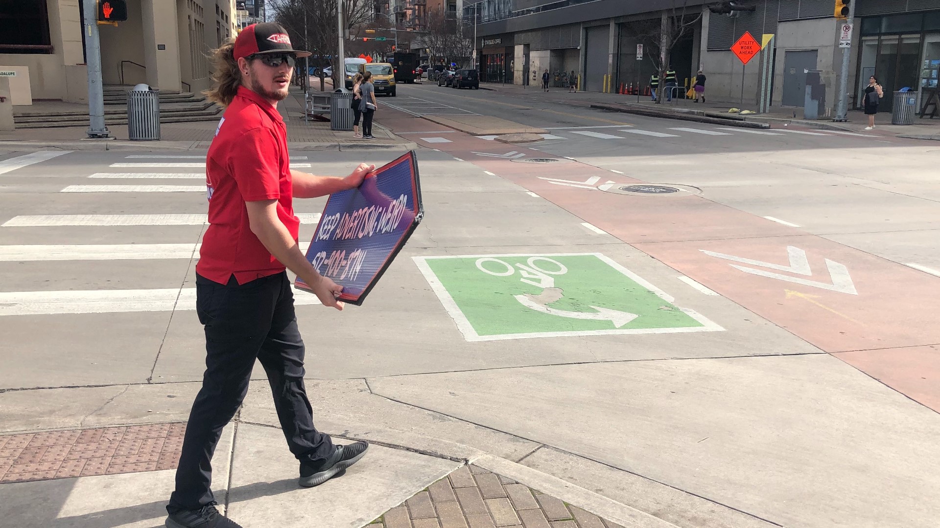 Two Austin sign spinners headed to Las Vegas for World Sign Spinning ...