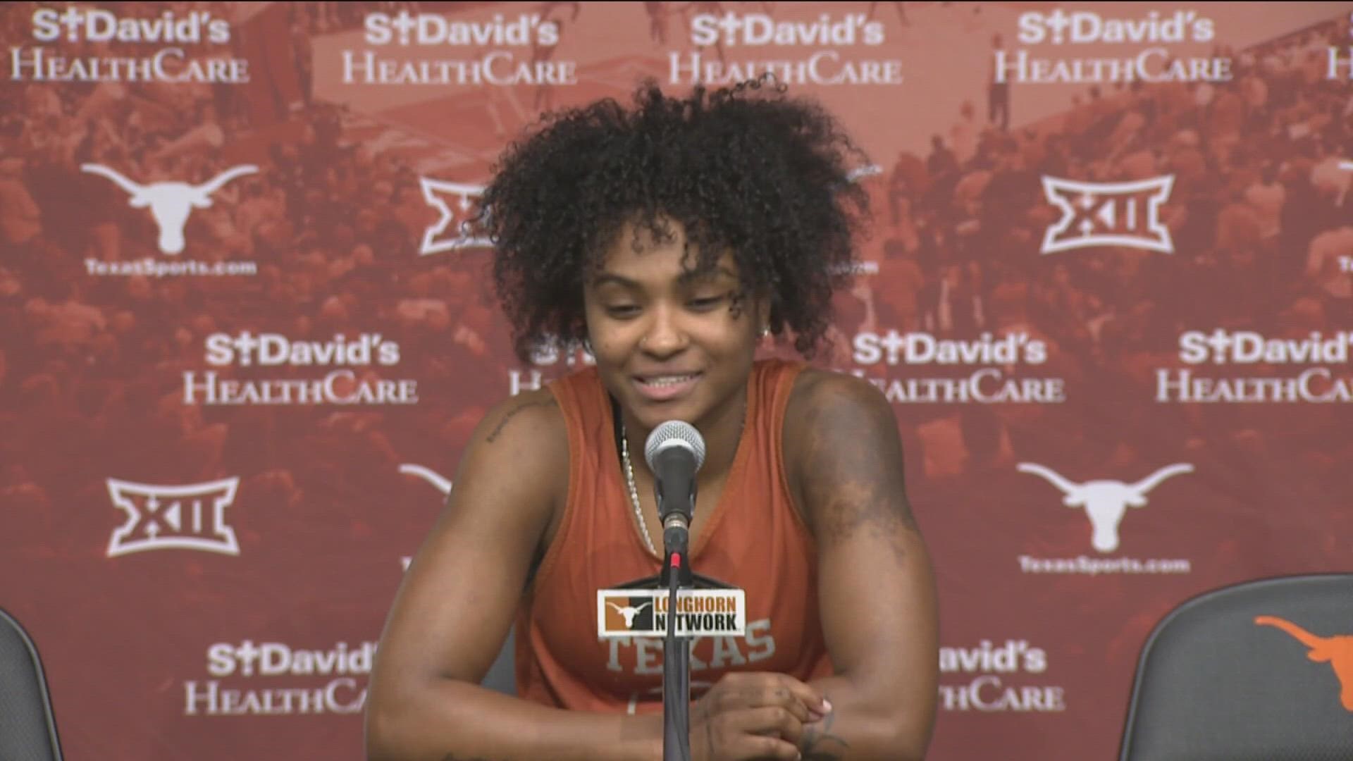 Texas basketball's Rori Harmon welcoming family to Austin for both men ...