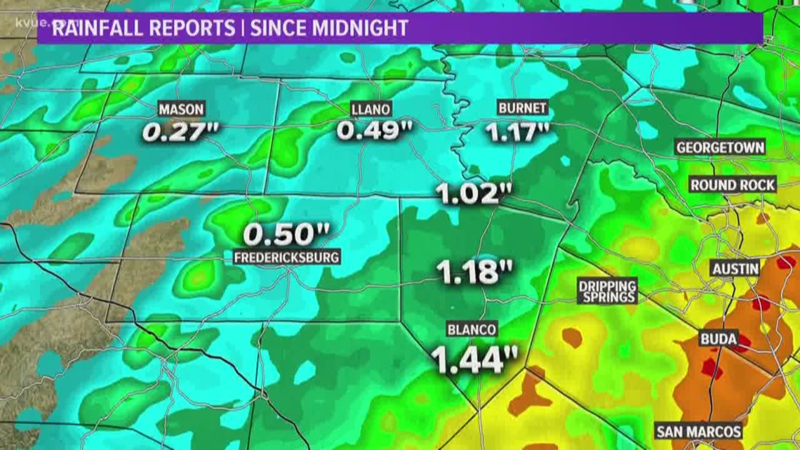 Wednesday's much-needed rainfall a 'Drought Buster' | kvue.com
