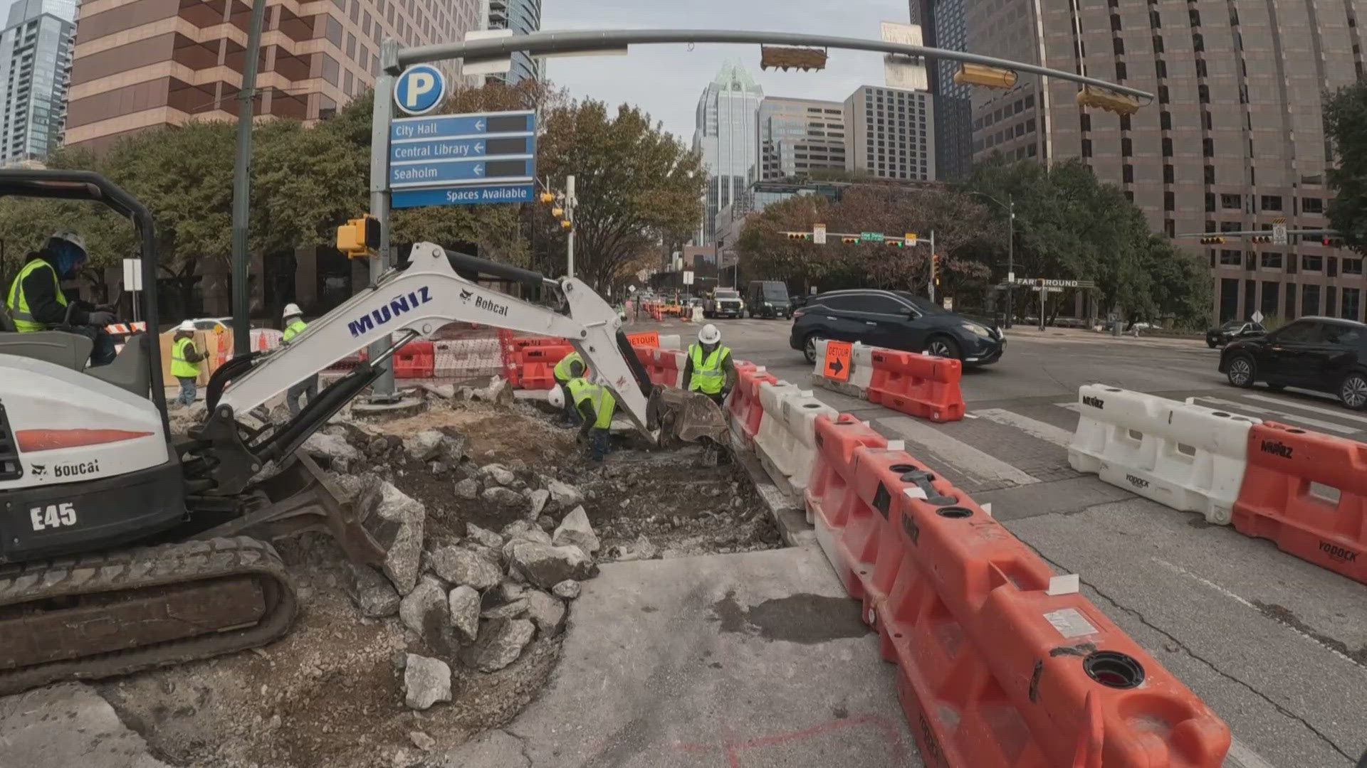 Phase 1 of Austin's Congress Avenue redesign begins | kvue.com