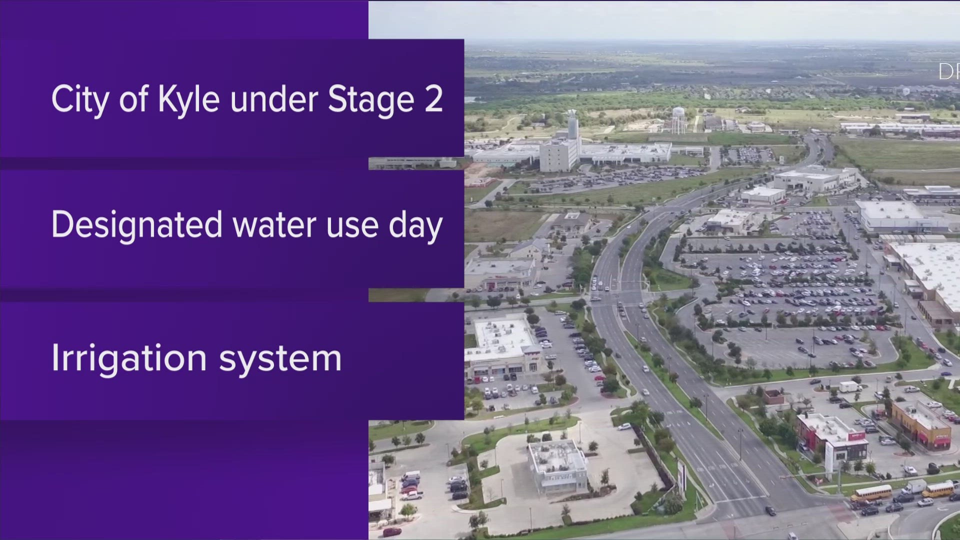 City of Kyle enters Stage 2 water restrictions | kvue.com